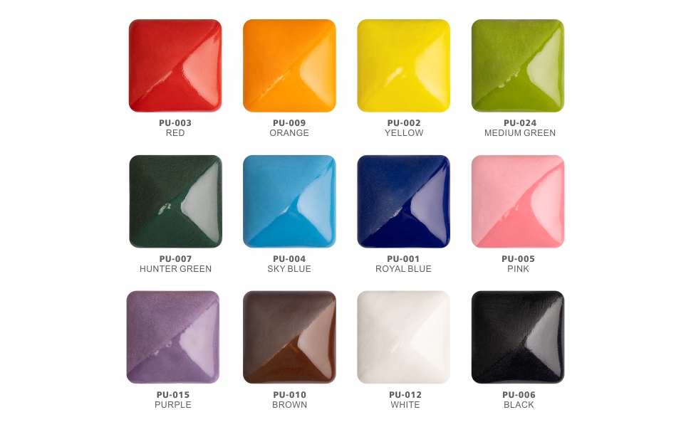 Underglaze,12-Color – Pasler Pottery